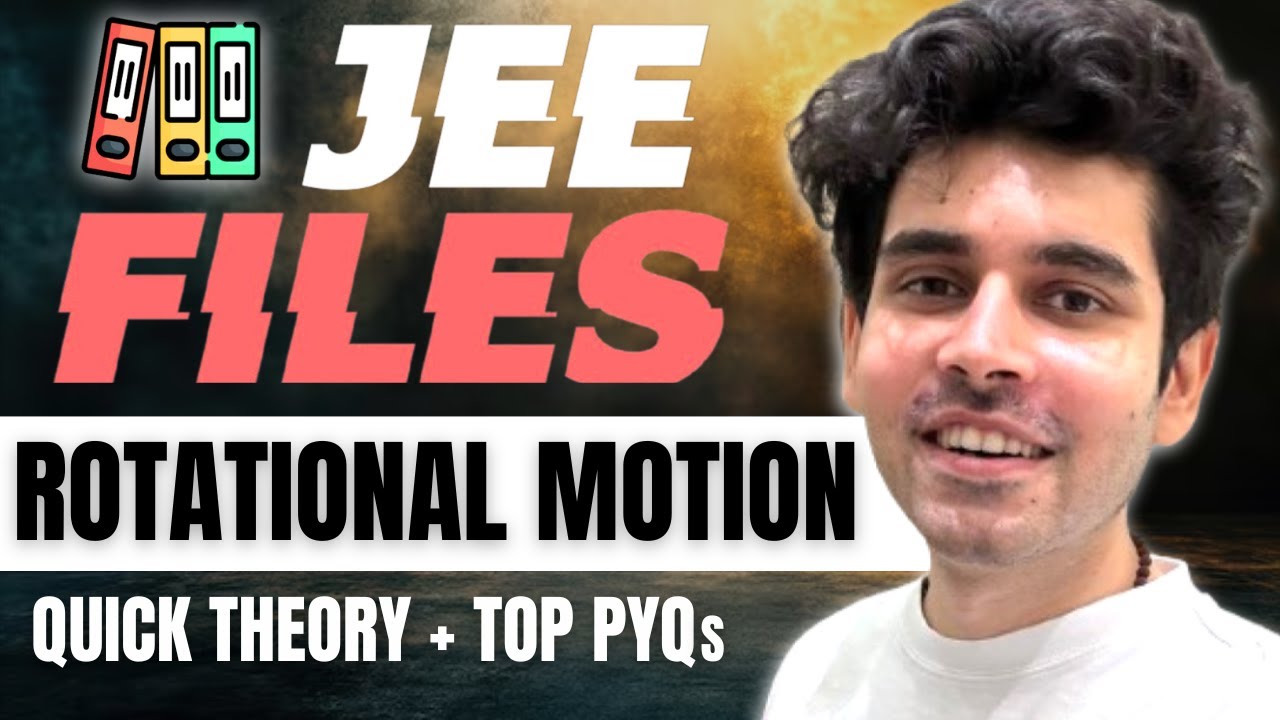 Rotational Motion | JEE FILES - Quick Theory + TOP PYQs | JEE 2025 | # ...