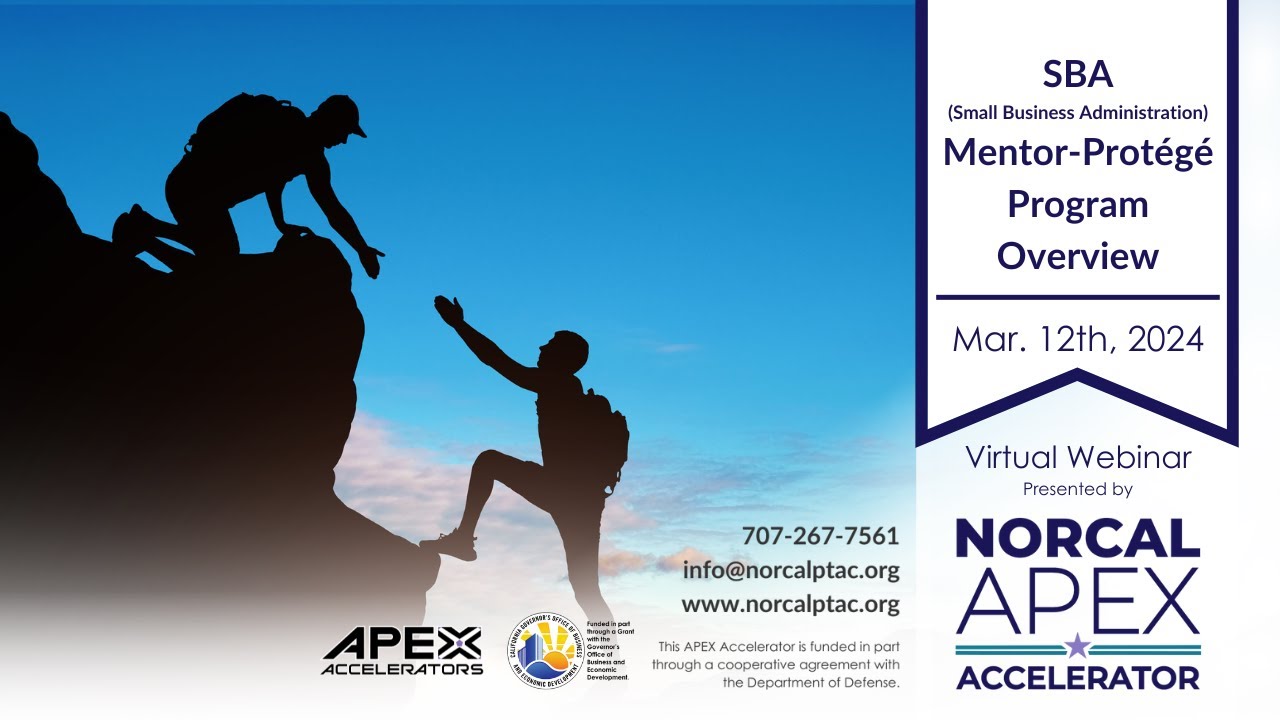 SBA Mentor Protégé Program Overview - YouTube