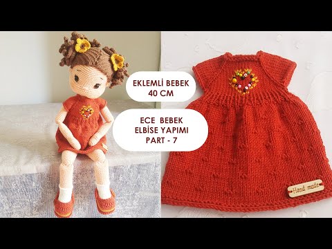 ECE Bebek elbisesi ( ayrıntılı yapımı) Part 7(Englishsubtitle)