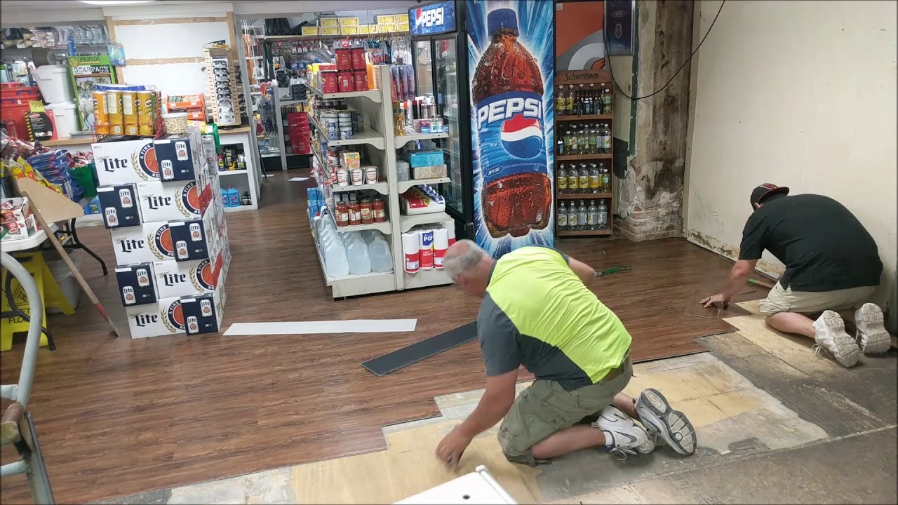 Woolford Store Floor Remodel Time Lapse - YouTube