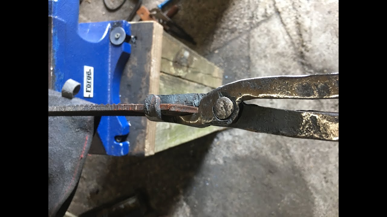 Making Box Jaw Tongs - YouTube