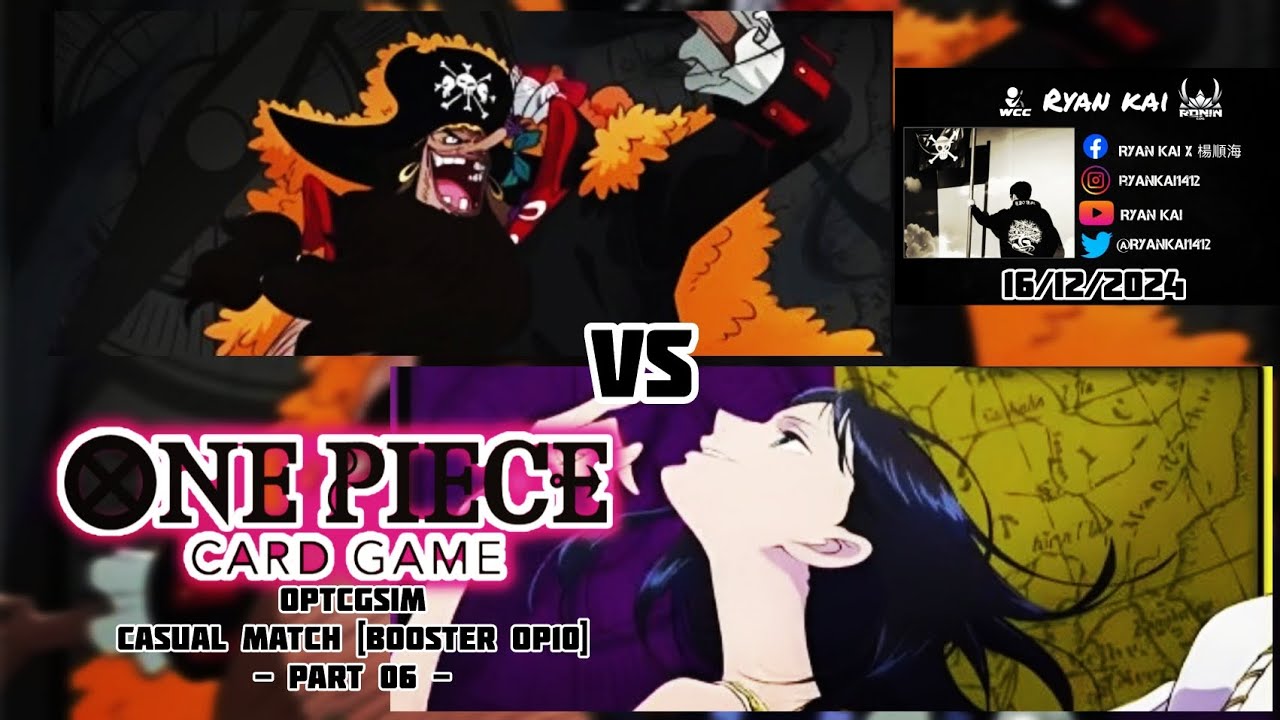 One Piece Card Game OPTCG Sim Casual Match Booster OP10 (Part 06 ...