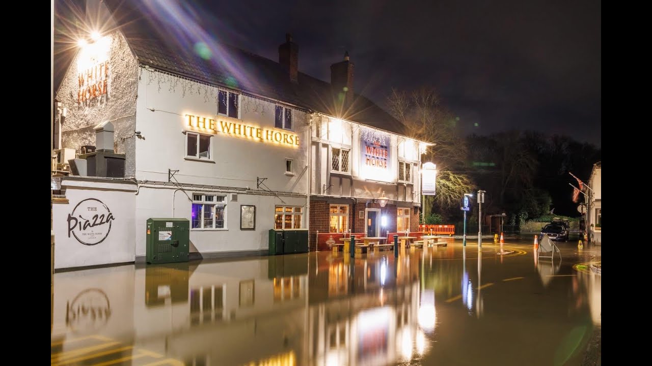 Quorn Village Centre Floods Again Jan 2025. Damage to White Horse pub ...