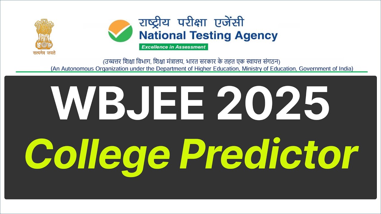 WBJEE 2025 College Predictor - YouTube