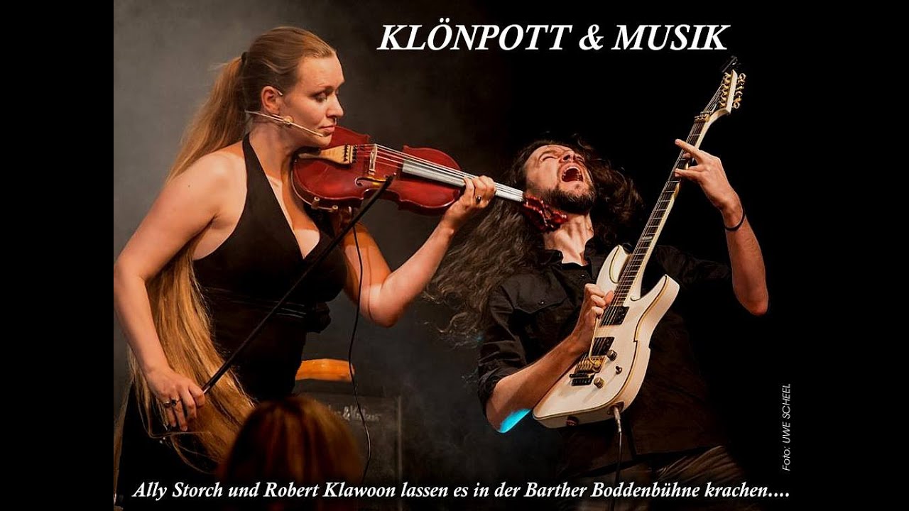 Ally & Rob (ALLY THE FIDDLE) performing Satriani - YouTube