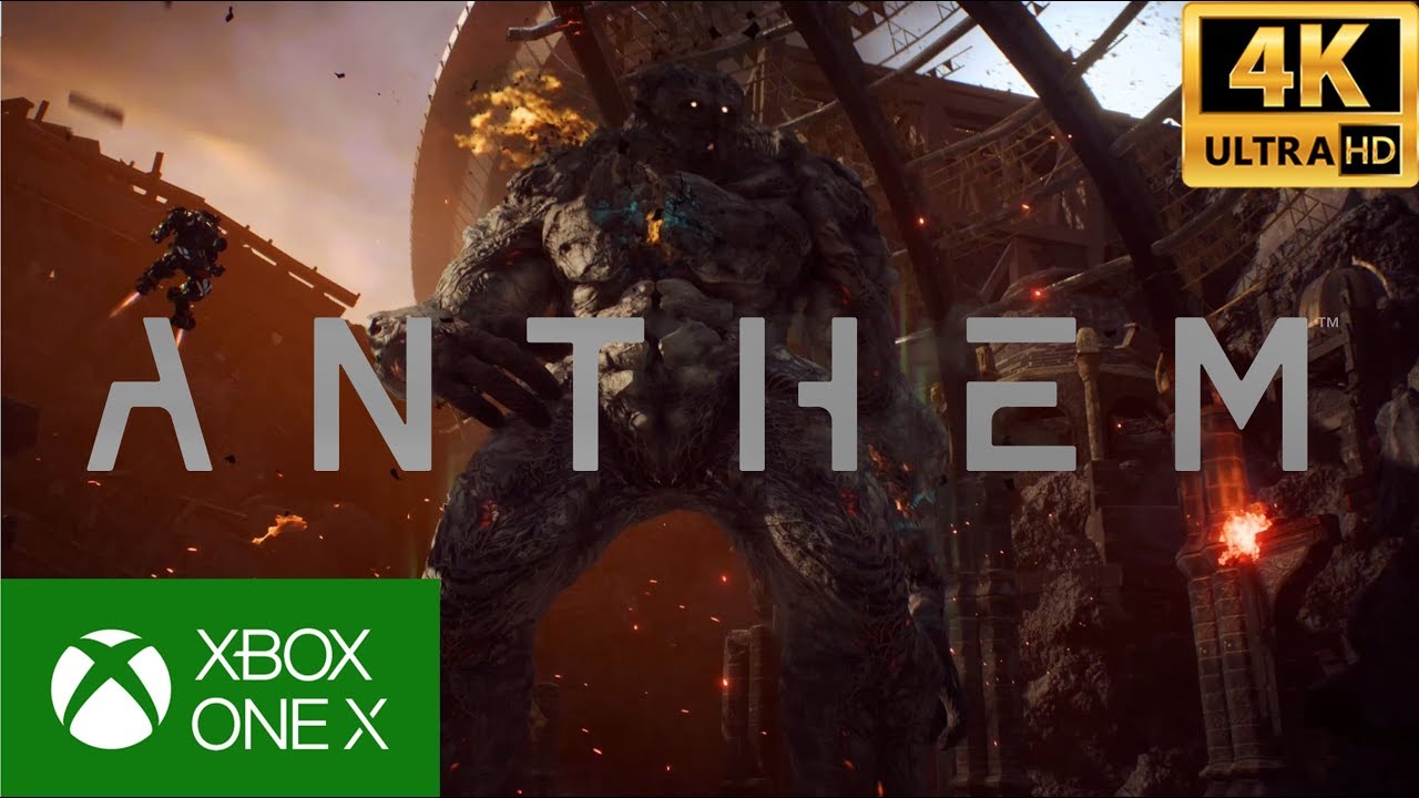ANTHEM: XBOX ONE X - Primeira gameplay 4K - YouTube