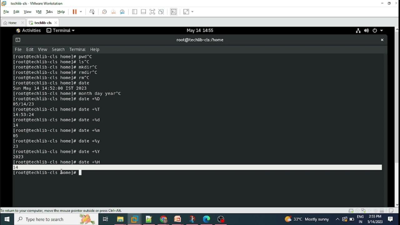 Universal Server Date Command Linux Youtube