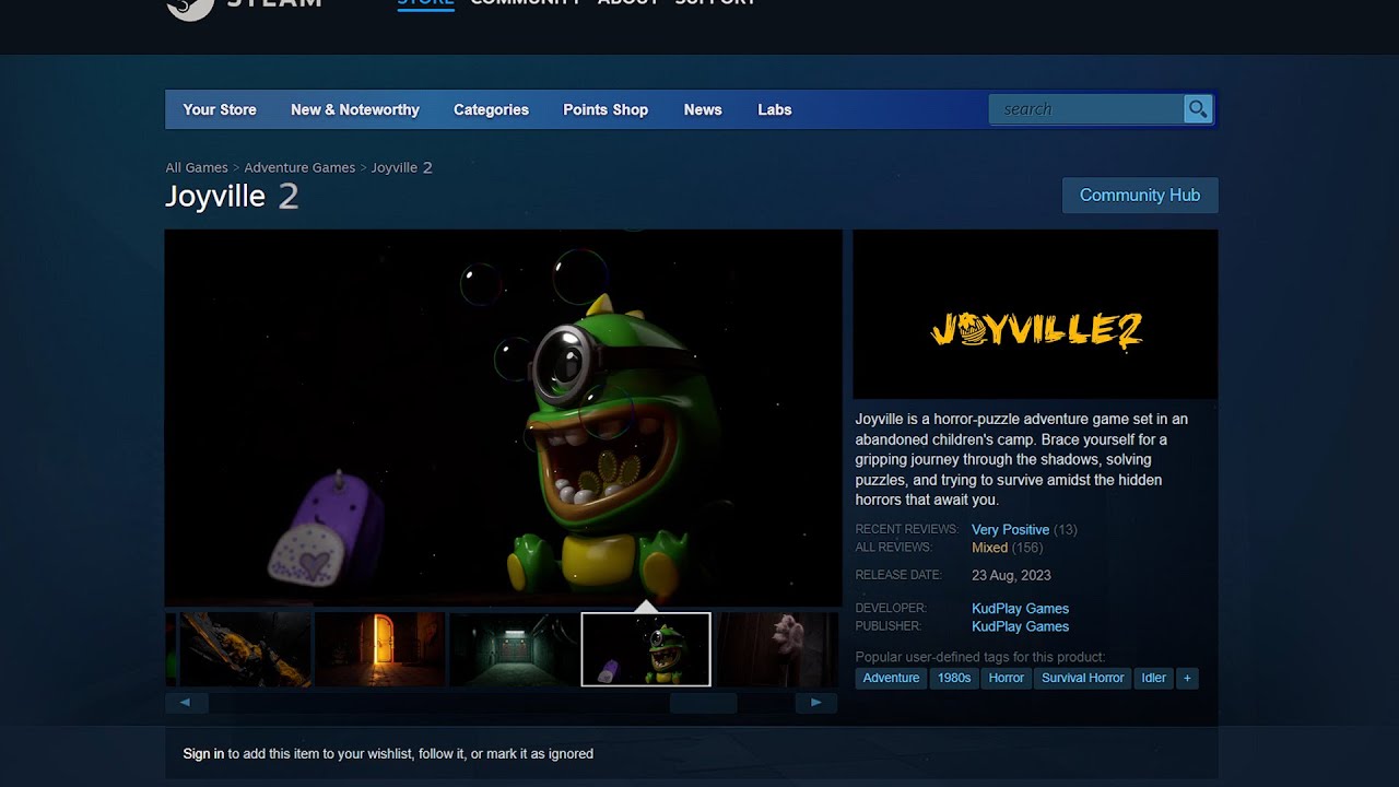 Finally!! JOYVILLE 2 Available on Steam Page | joyville chapter 2 - YouTube
