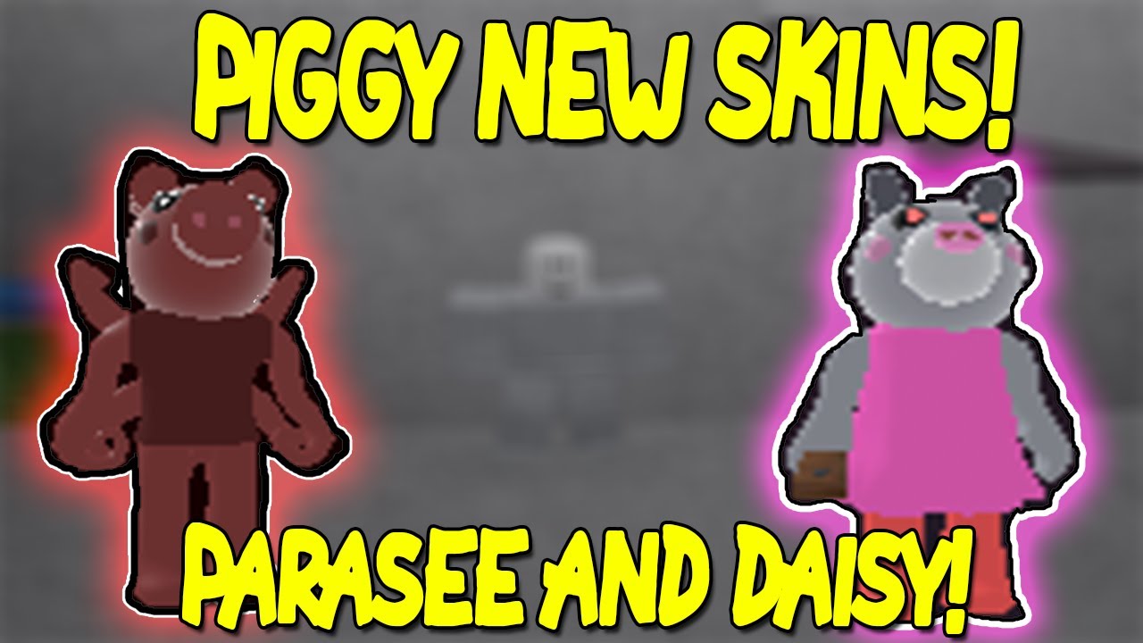 NEW CHARACTERS! PARASEE AND DAISY SKINS SHOWCASE IN ROBLOX PIGGY - YouTube