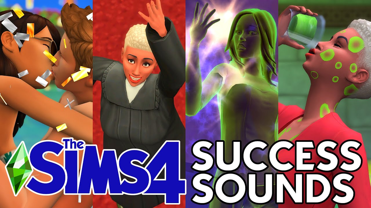 All Success Sounds in The Sims 4 - YouTube