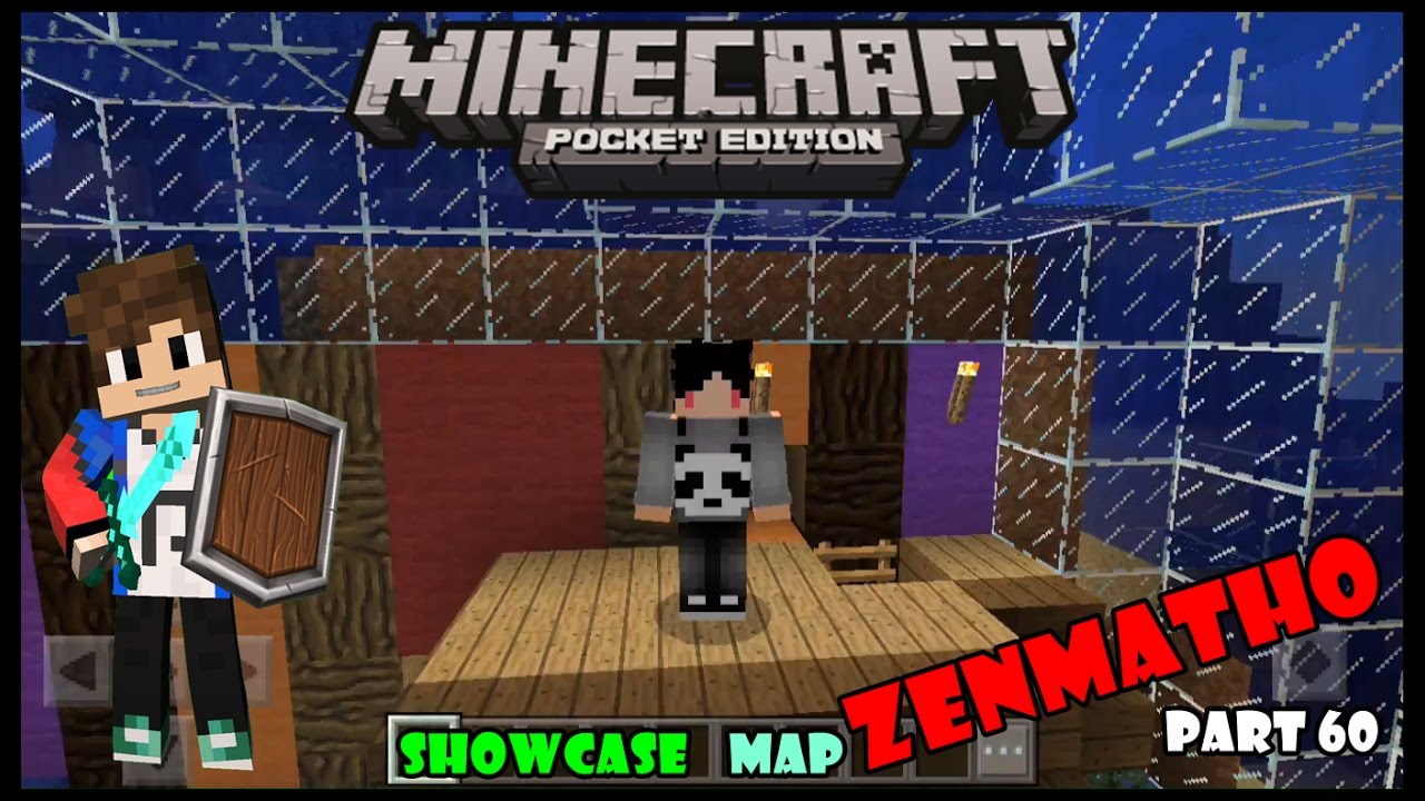 SHOWCASE MAP ZENMATHO EPISODE 60 DI MCPE - MAP TERKEREN - YouTube