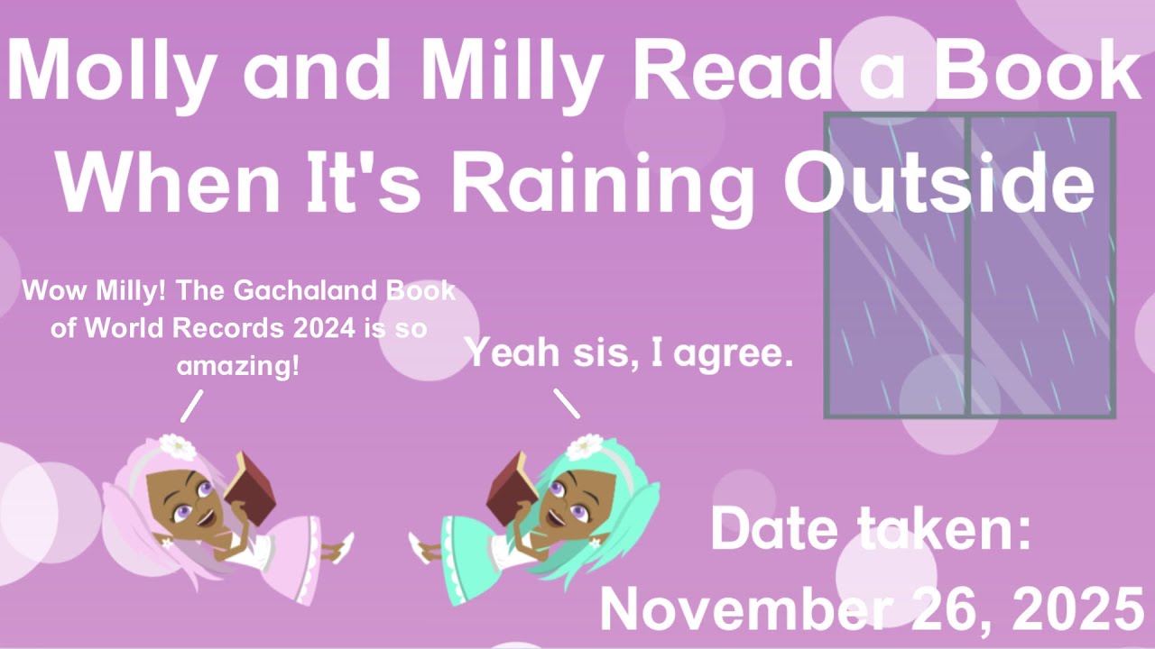 Molly and Milly Read a Book When It’s Raining Outside - YouTube