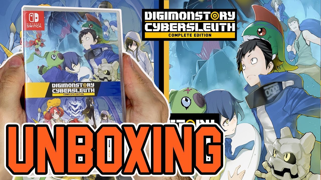 Digimon Story Cyber Sleuth Complete Edition (Switch) Unboxing!! - YouTube