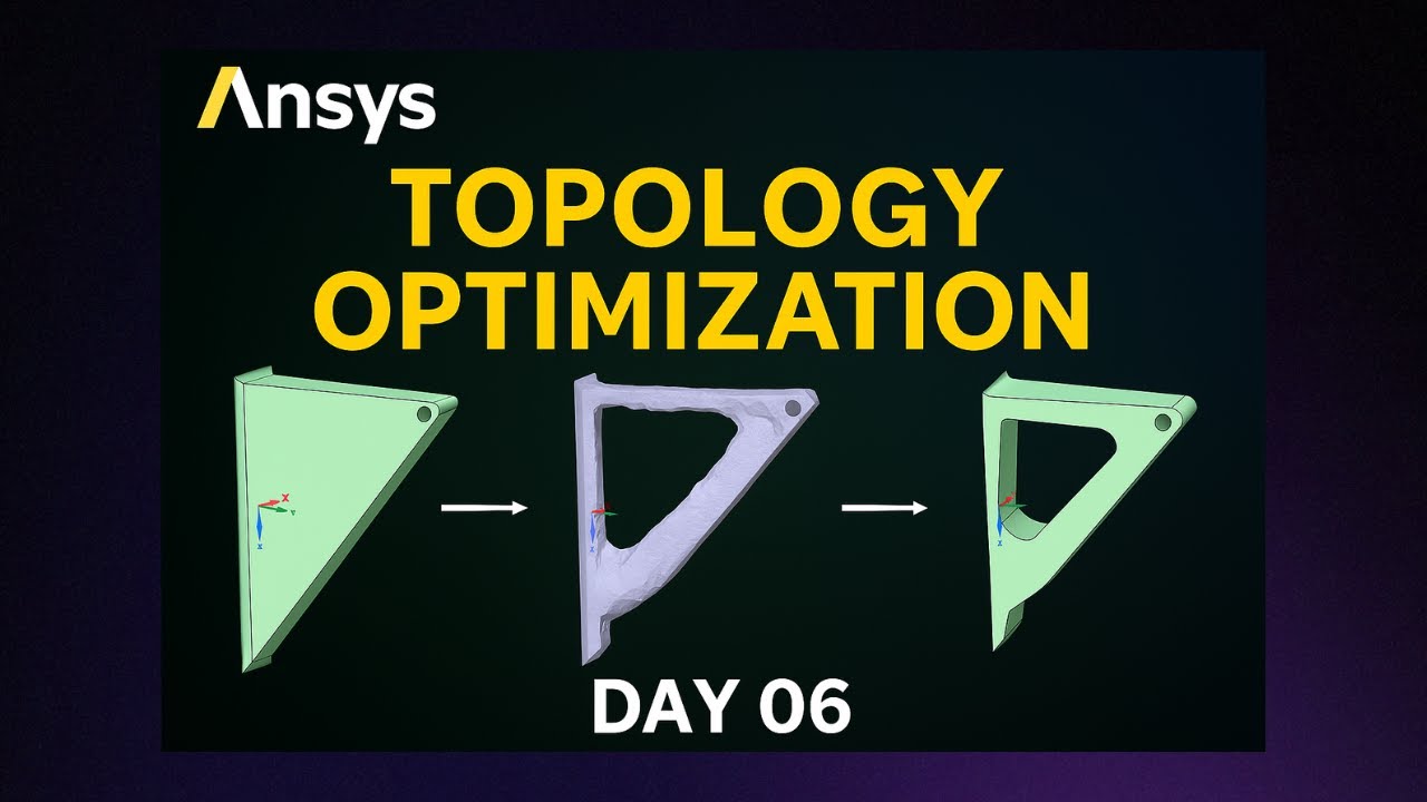 Topology Optimization in Hindi | Simplest Explanation with Example | ANSYS Day 06 - YouTube