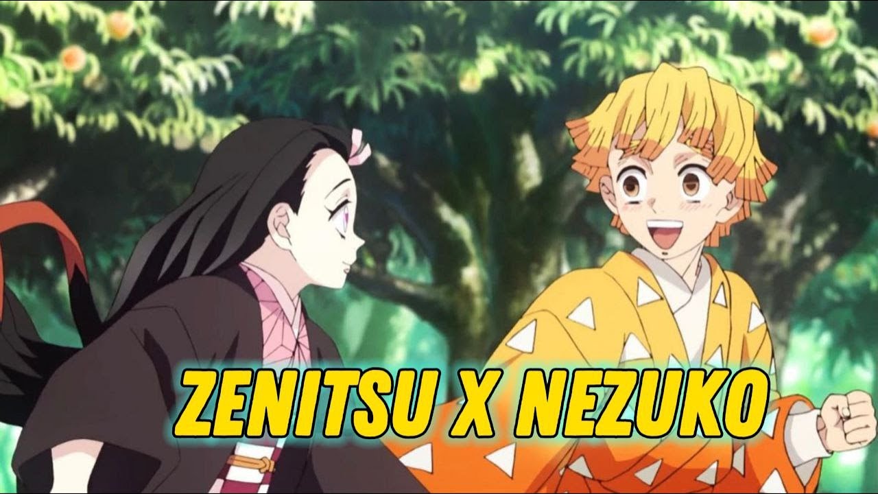ZENITSU AND NEZUKO MOMENTS PART ONE || HINDI DUBBED || DEMON SLAYER ...