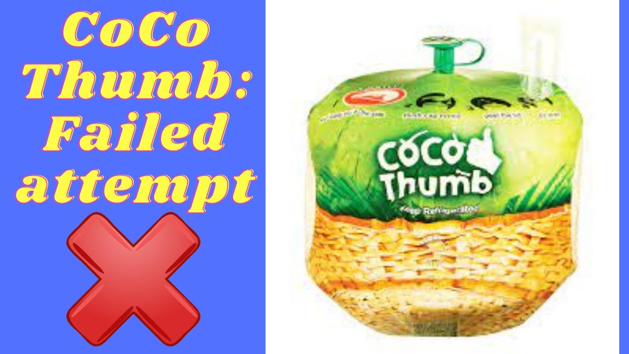 Instant Coconut Vending Machine CoCo Thumb: Failed attempt - YouTube