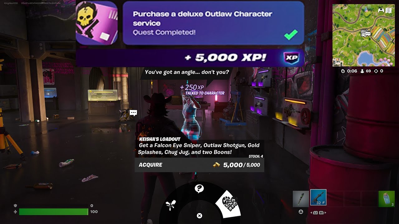 How to EASILY Purchase a deluxe Outlaw Character service in Fortnite ...