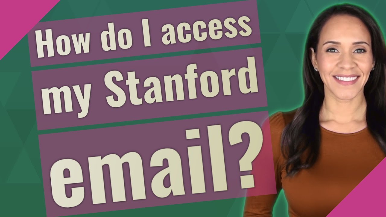 How do I access my Stanford email? - YouTube