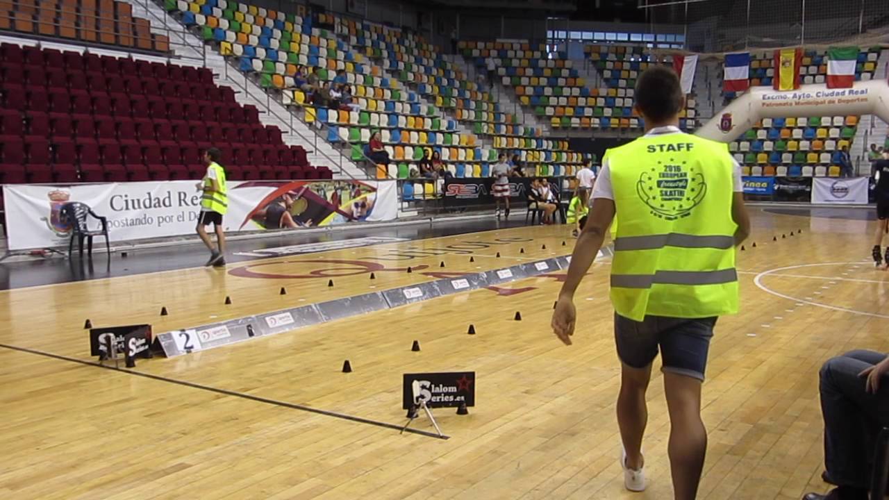 EFSC2016, Speed Slalom, Junior Women's Final - YouTube