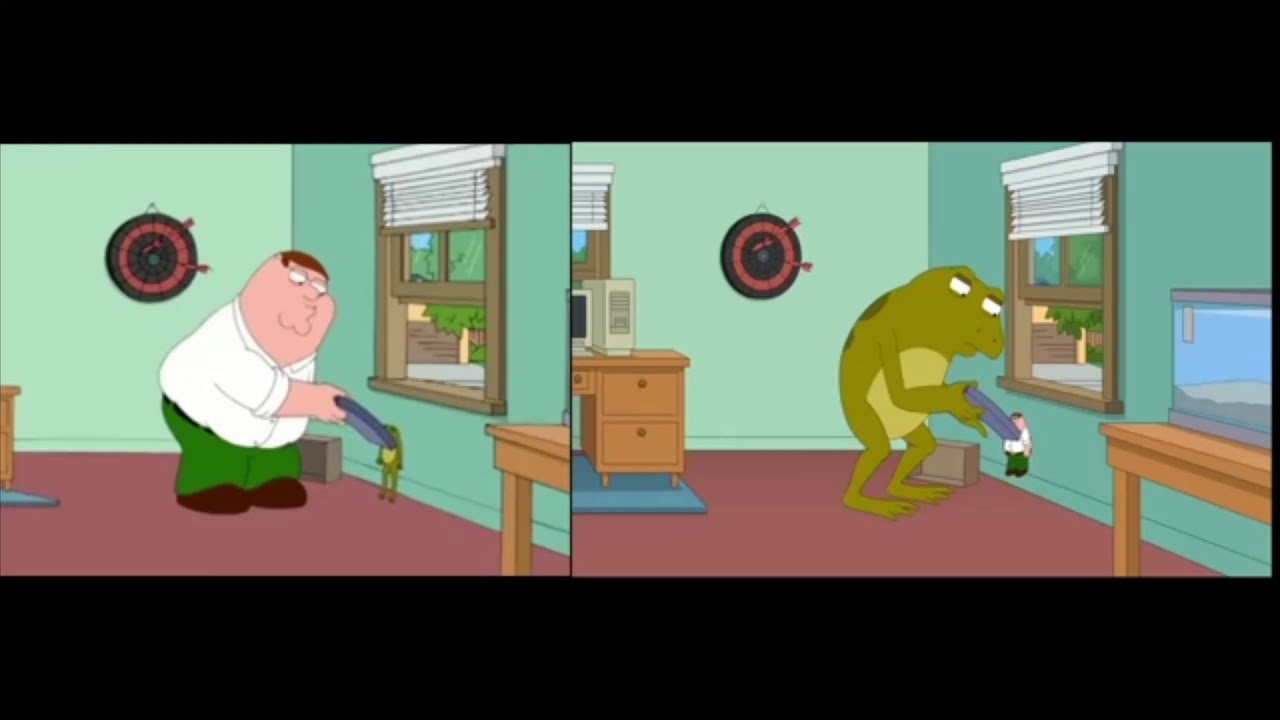 Peter Griffin Frog Side By Side - YouTube