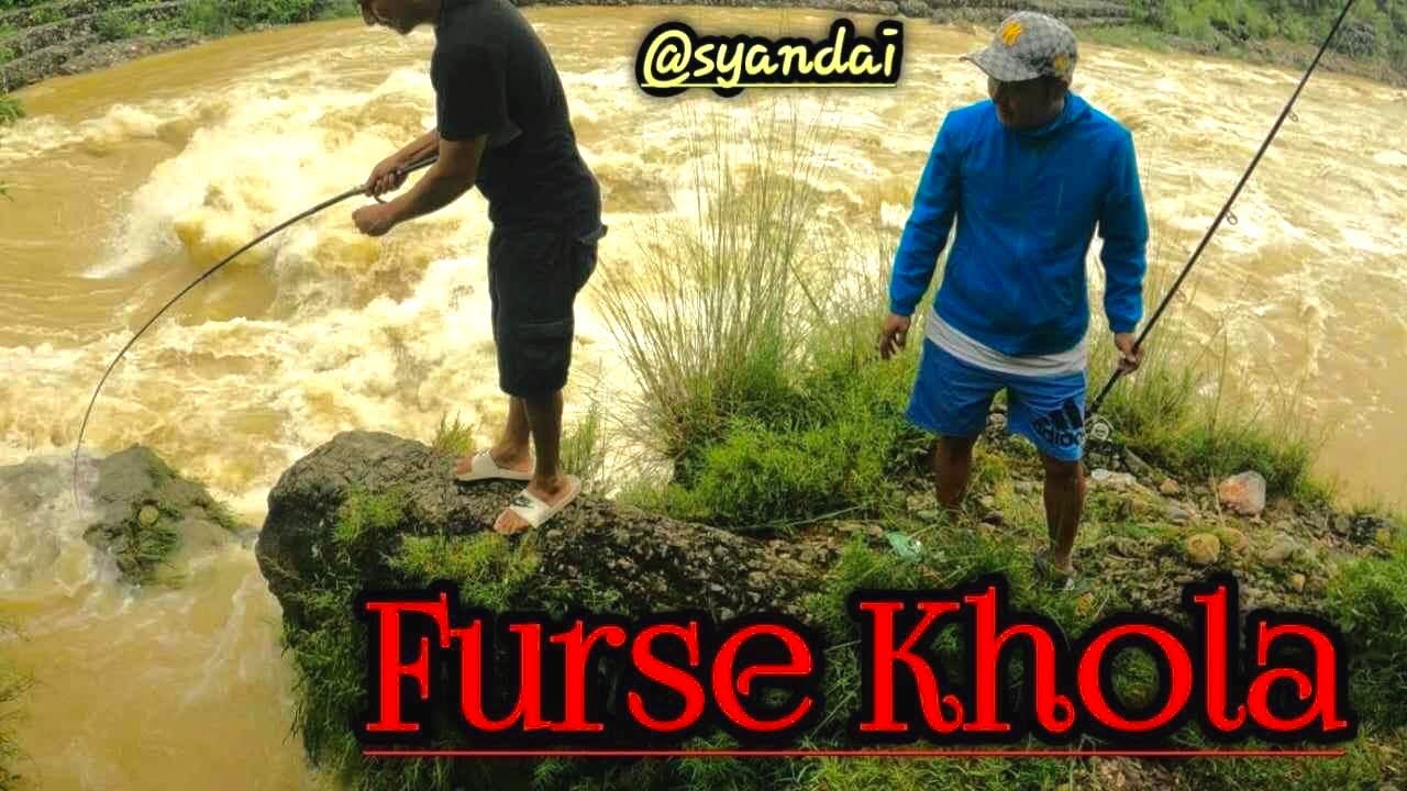 Amazing Hook And Rod Fishing In Furse Khola || Furse Khola Fishing ...