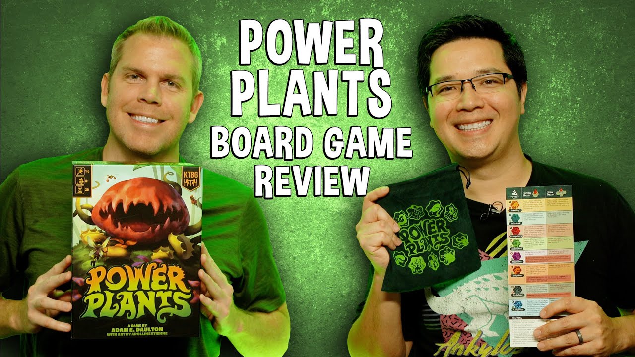 Review of Power Plants - Magical Garden Tile Placement Board Game - YouTube