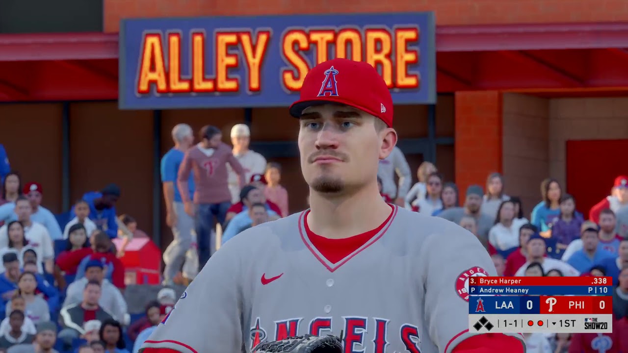 MLB the show 20 franchise vs Angels episode 101 - YouTube