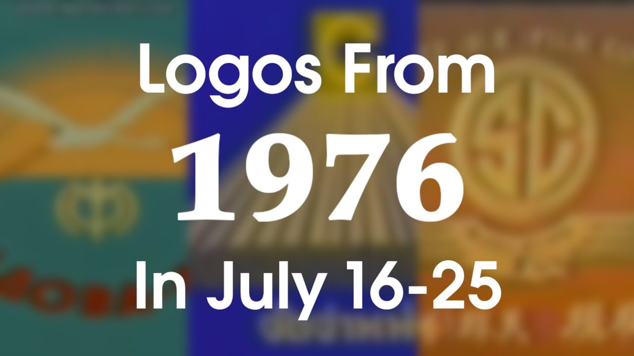 Logos From 1976 In July 16-25 - YouTube