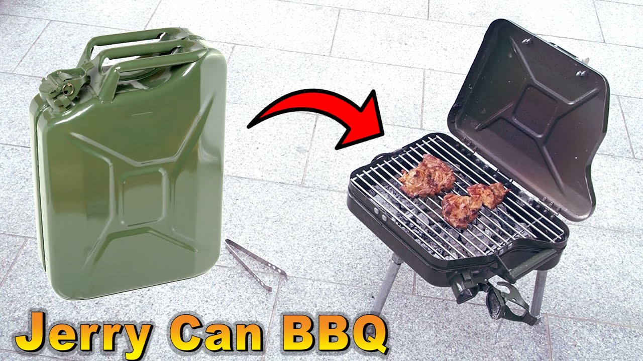 How to build a BBQ Grill (DIY Jerry Can) - YouTube