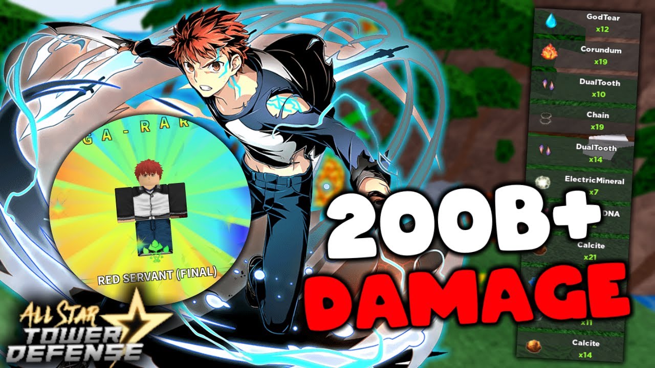 200B+ Damage with New 6 Star SHIROU (Red Servant Final) | All Star ...