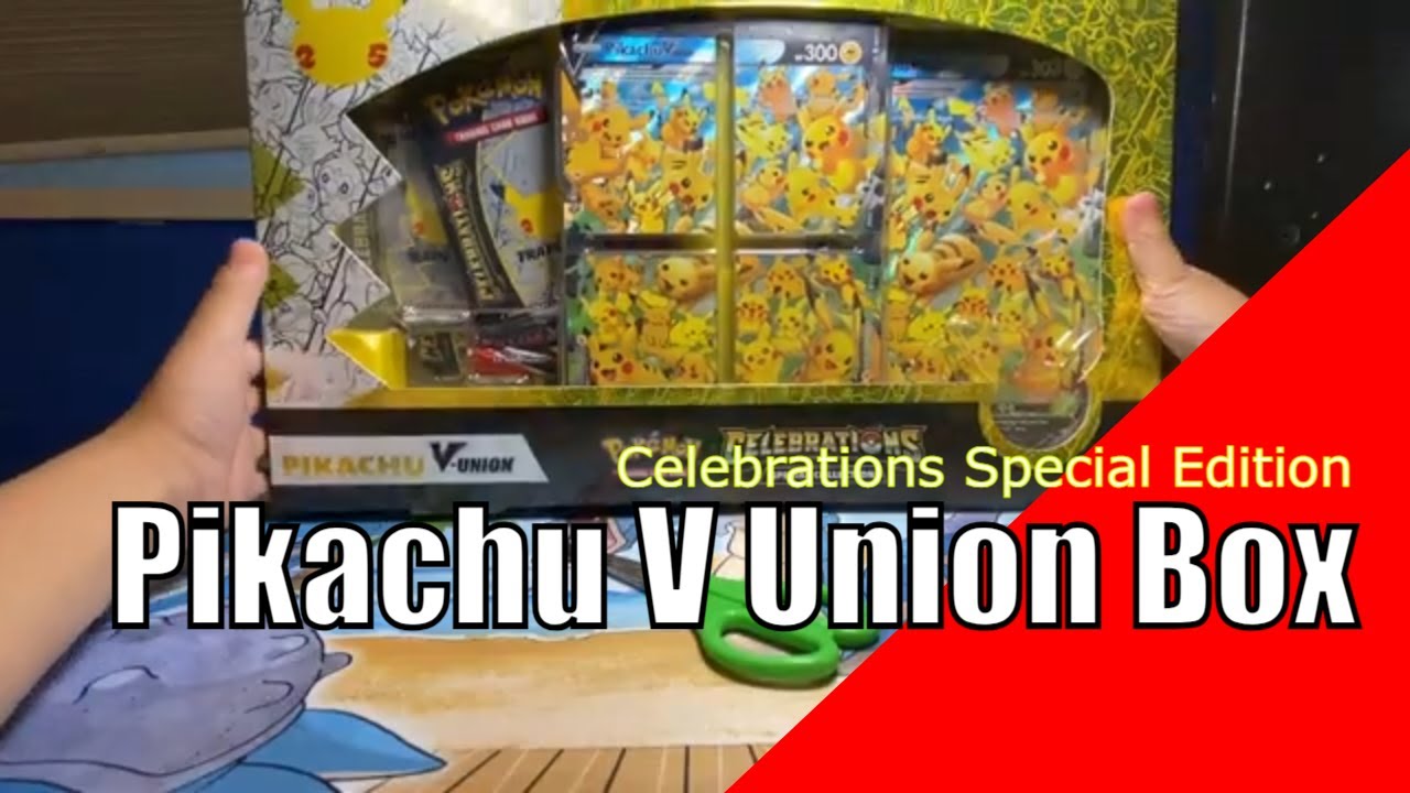 Opening a Pikachu V Union Box #pokemon #pokemoncollector - YouTube