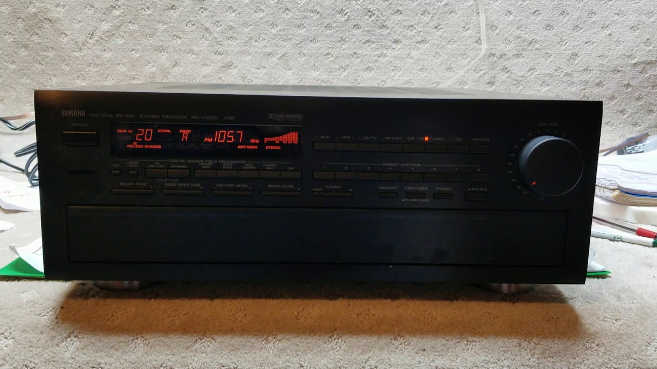 Yamaha RX-V1050 demo , no rights to music played in demo. - YouTube