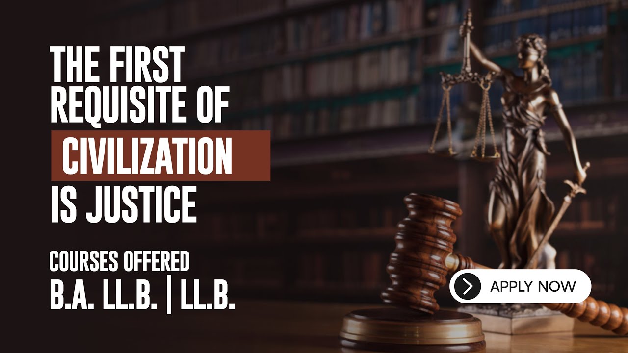 The First Requisite of Civilization is Justice | GNIOT, Greater Noida ...