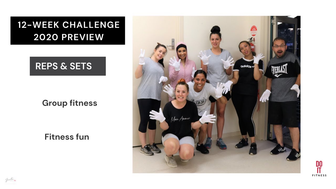 12 week challenge fitness class preview - YouTube