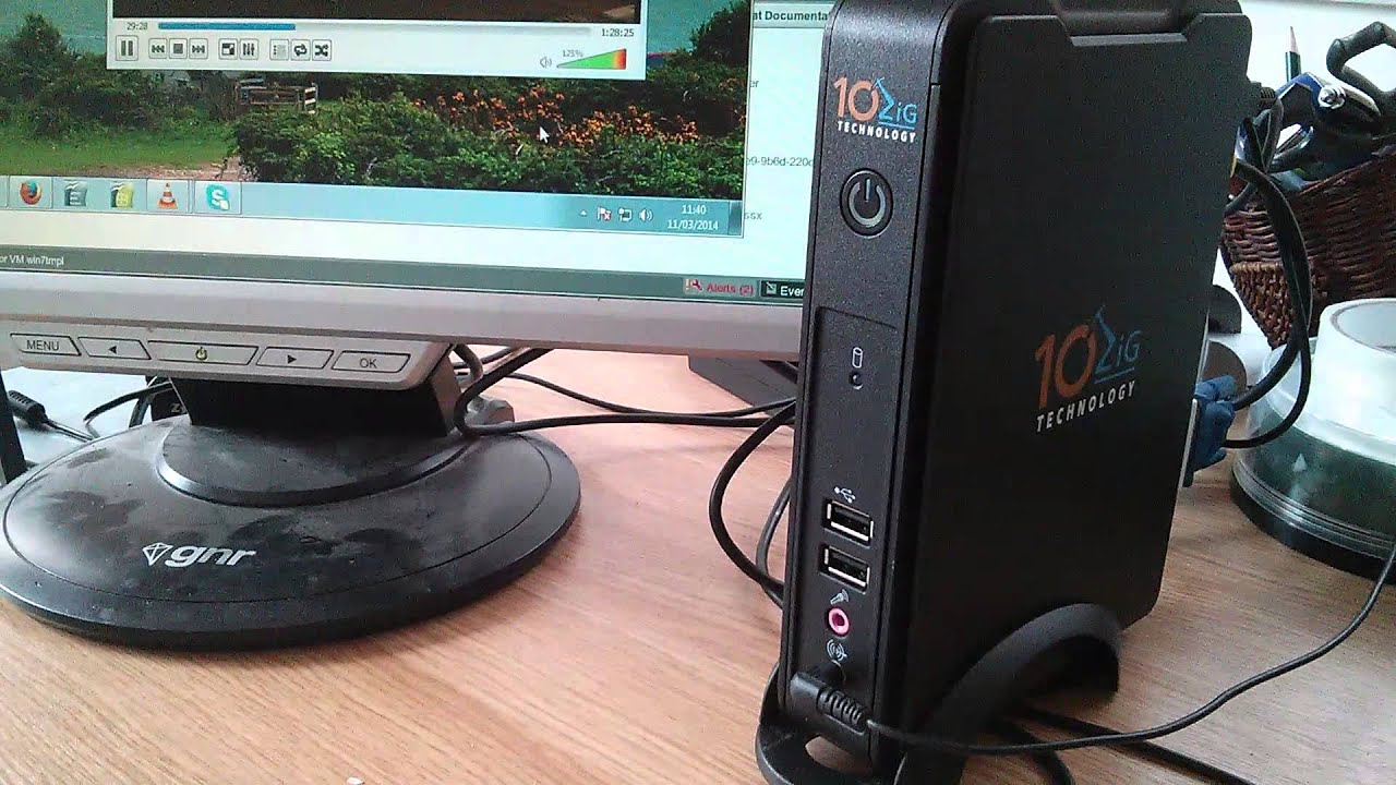 Redhat VDI virtualization and 10zig thin client - YouTube