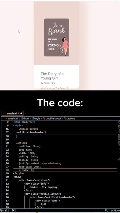Diary Animation Html Css Coding Shorts 🖇️ Coding Shorts Computerscienceconcepts Html