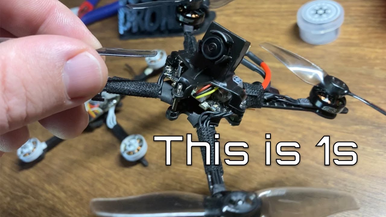 This is a 1s 3” FPV Drone!! | BabyTooth | Toothpick Quadcopter with ...