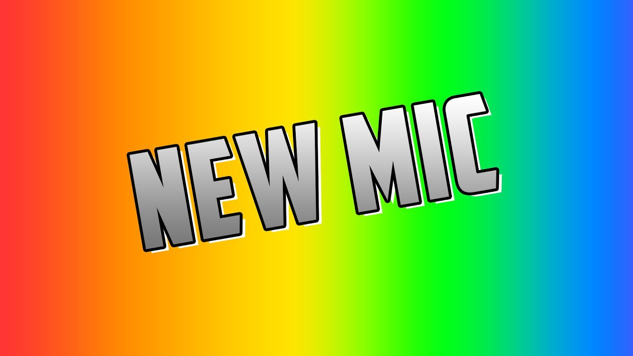 New Mic - Feedback? - YouTube