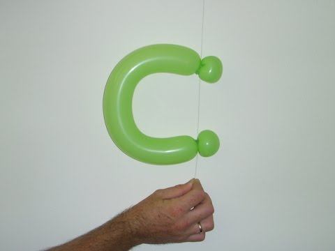 Balloon letter C - YouTube