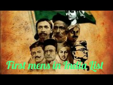 First men's in India in various field - YouTube