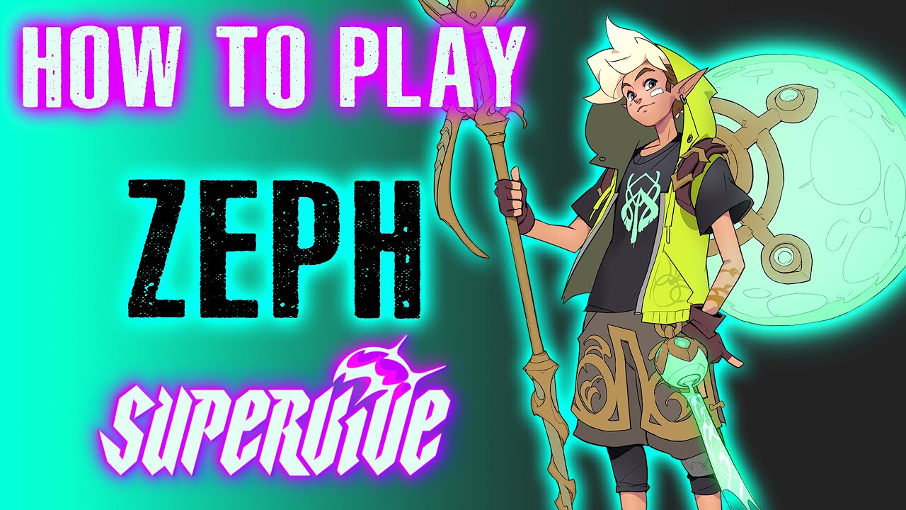 SUPERVIVE Zeph Guide for Beginners! Heals, Abilities, & Builds Explained - YouTube