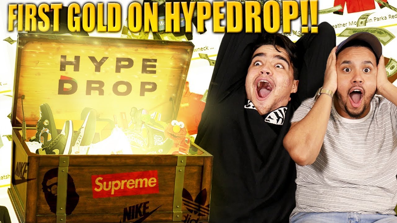 FIRST GOLD ON HYPEDROP!! UNBOXING ONLINE HYPEBEAST MYSTERY BOXES WITH ...