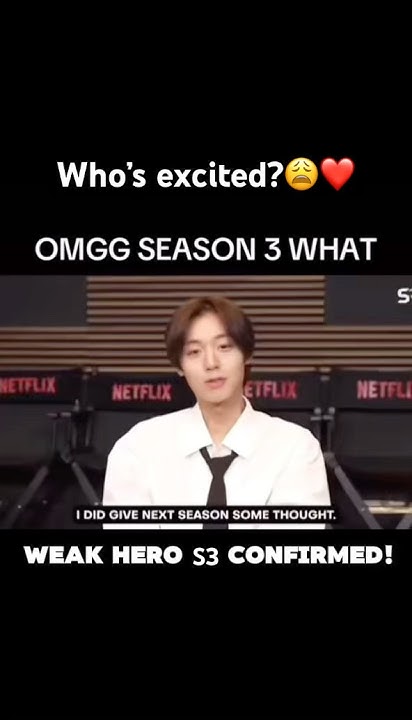 OMG SEASON 3?!? #s3 #parkjihoon #sieun #weakhero #kpop #shortsviral #shorts #kdrama #netflix ...
