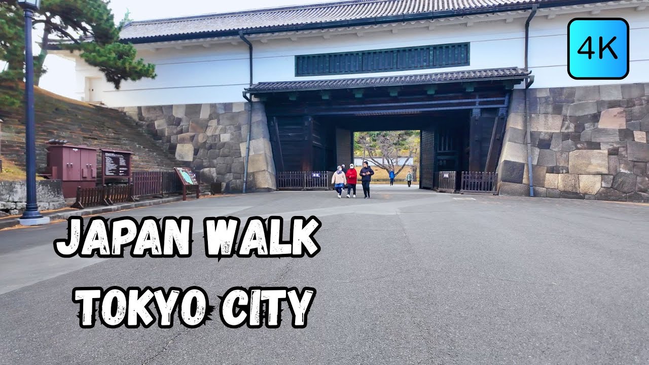 [Japan Walk 4K] japan walking tour in Tokyo Imperial Palace ...