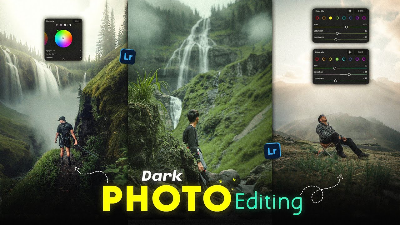 Cinematic Dark Photo Editing in (Monsoon) For Beginners How to Photo ...