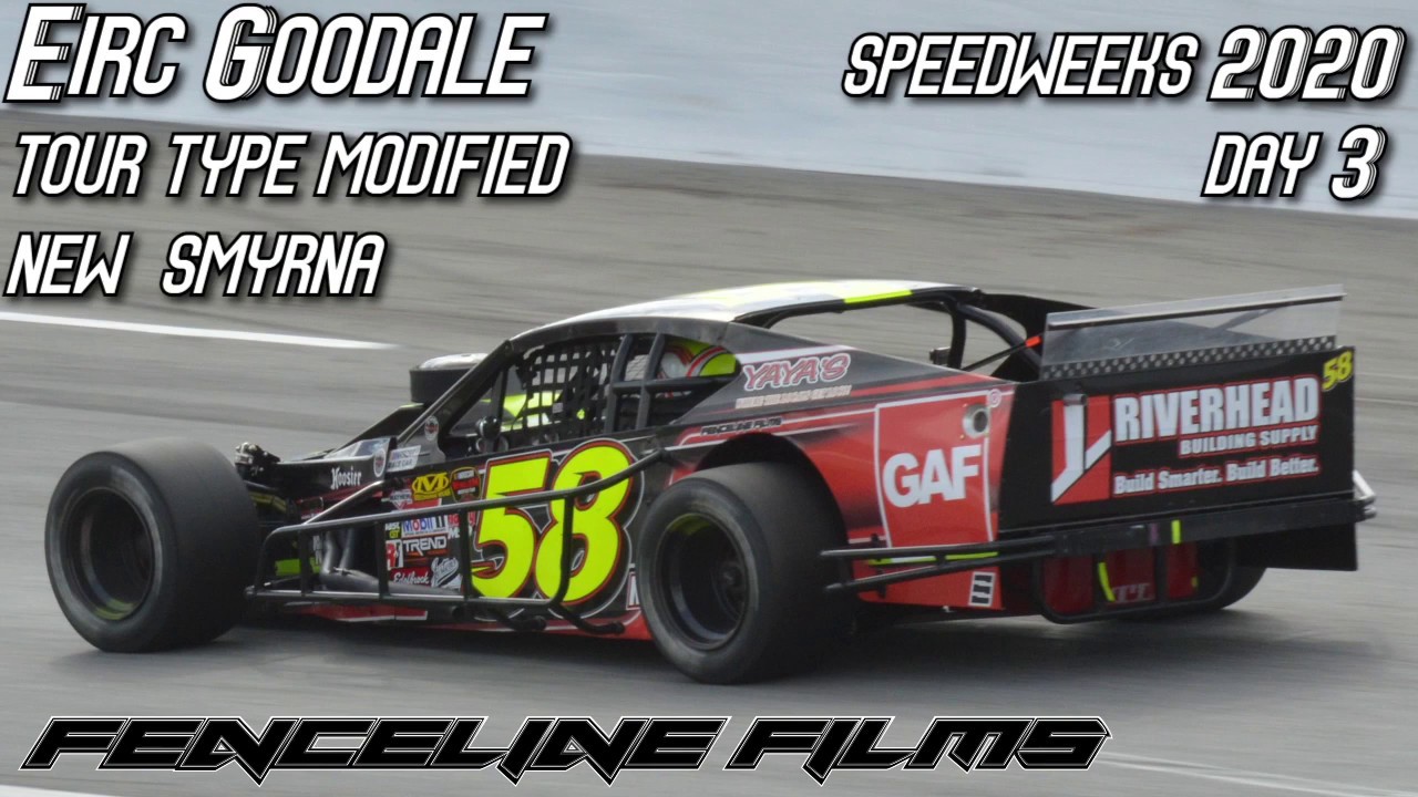 Eric Goodale Tour Type Modified Incar Camera New Smyrna Speedweeks 2020 ...