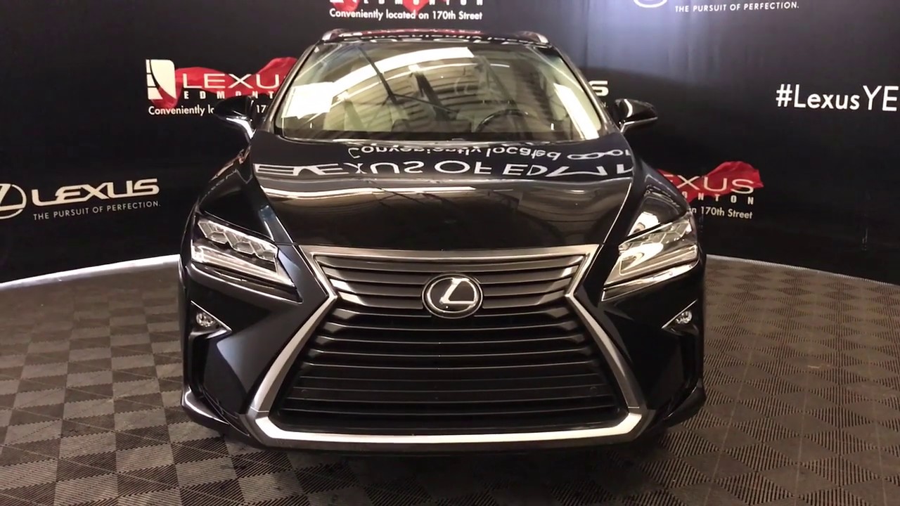 Black 2018 Lexus RX RX 350 Review Edmonton AB - Lexus of Edmonton - YouTube