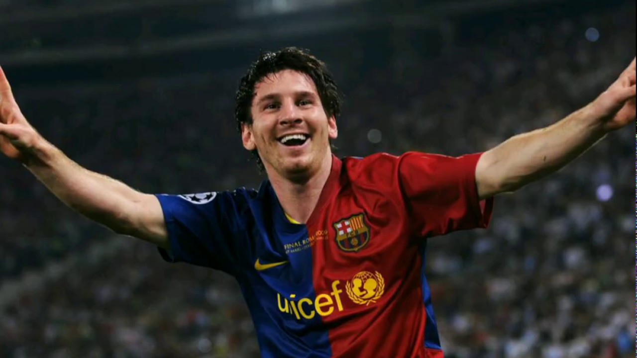 Messi 2008/09 Unstoppable 20-year-old beast all La Liga goals - YouTube