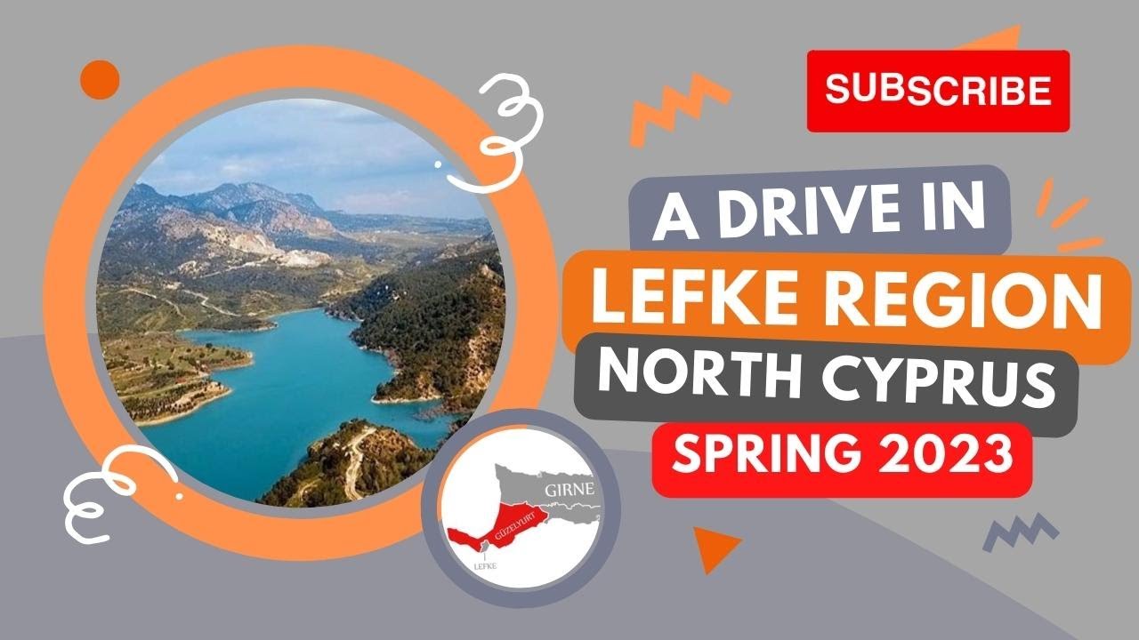 Spring Drive in Kyrenia , Lefke in beautiful nature of North Cyprus ...