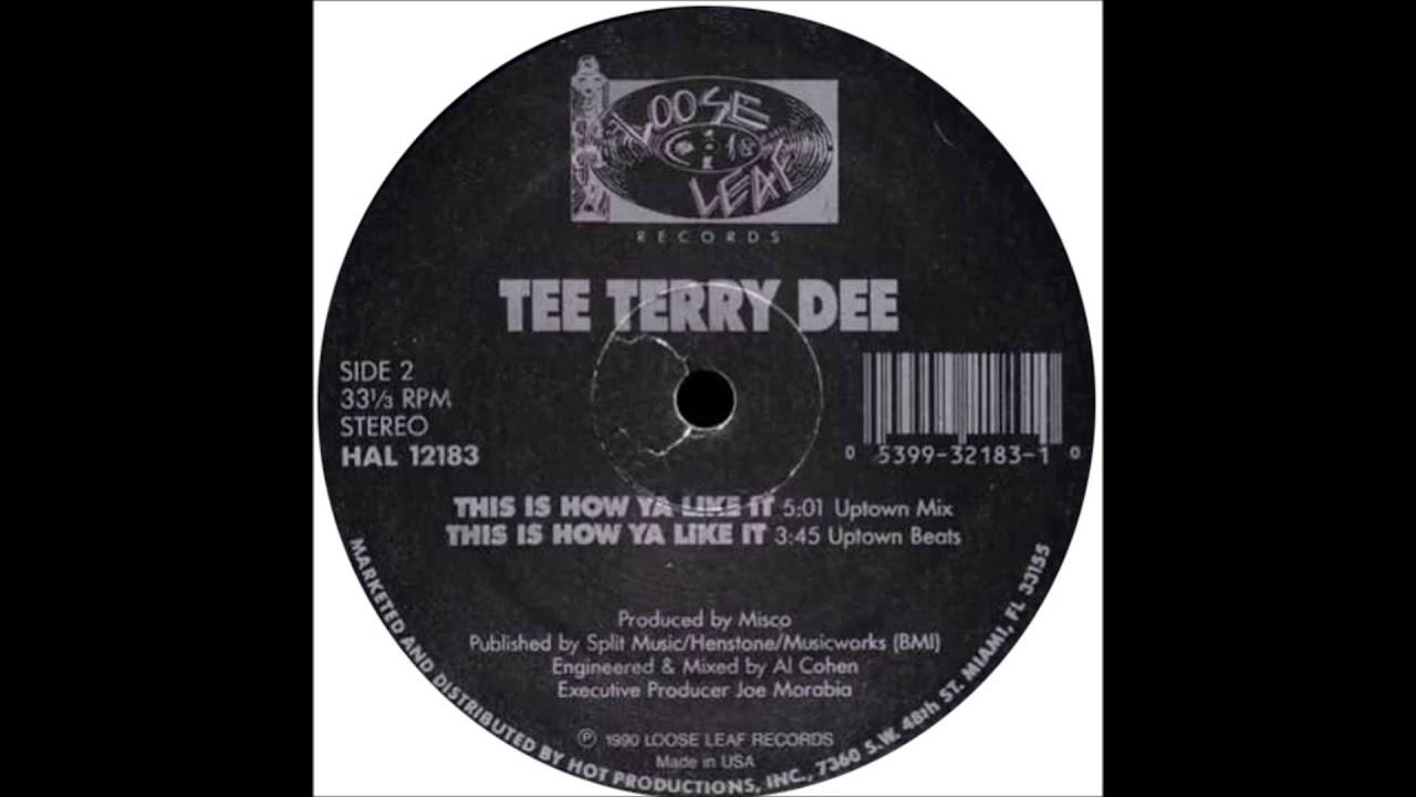 Tee Terry Dee - This Is How Ya Like It (1990) - YouTube